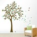 7 FT Tree With 10 Birds Wall Decals Art Sicker Mural - Etsy