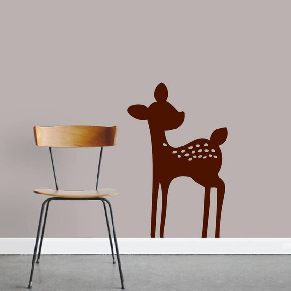 Fawn Wall Decal - Etsy