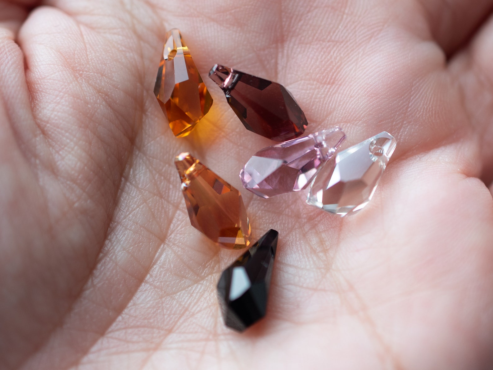 Swarovski Polygon Drop Pendant 6015 13mm - 12 Pieces - CHOOSE YOUR ...