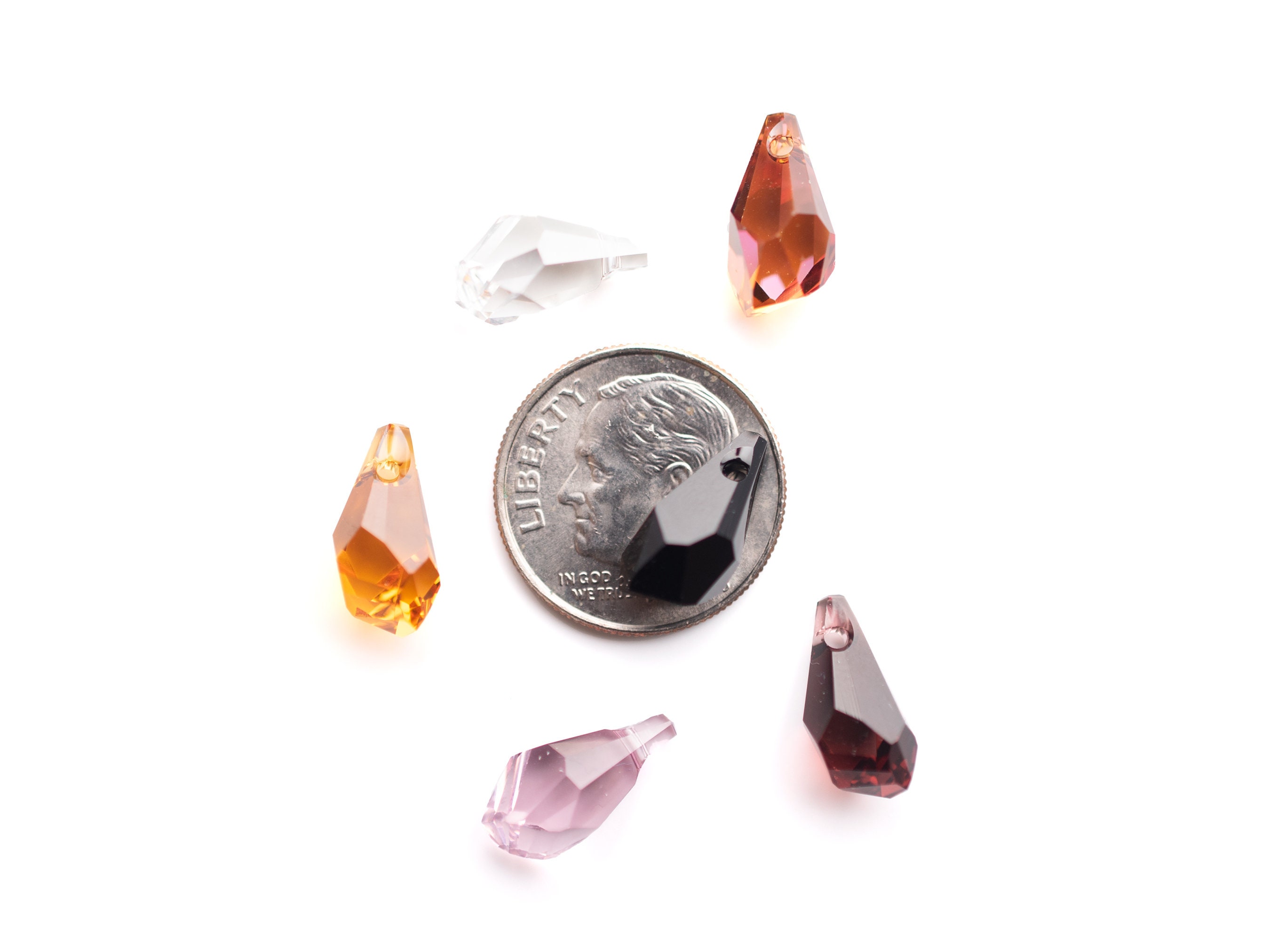 Swarovski Polygon Drop Pendant 6015 13mm - 12 Pieces - CHOOSE YOUR ...