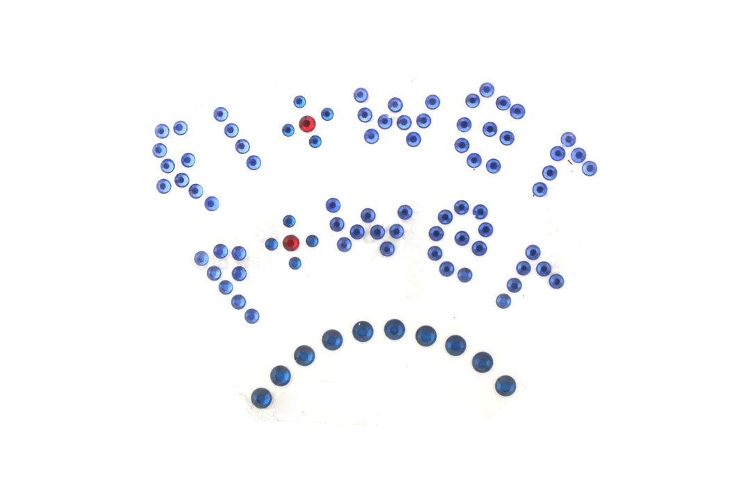 Swarovski Hot Fix Iron on Rhinestone Transfers - "flower Power" Design ...