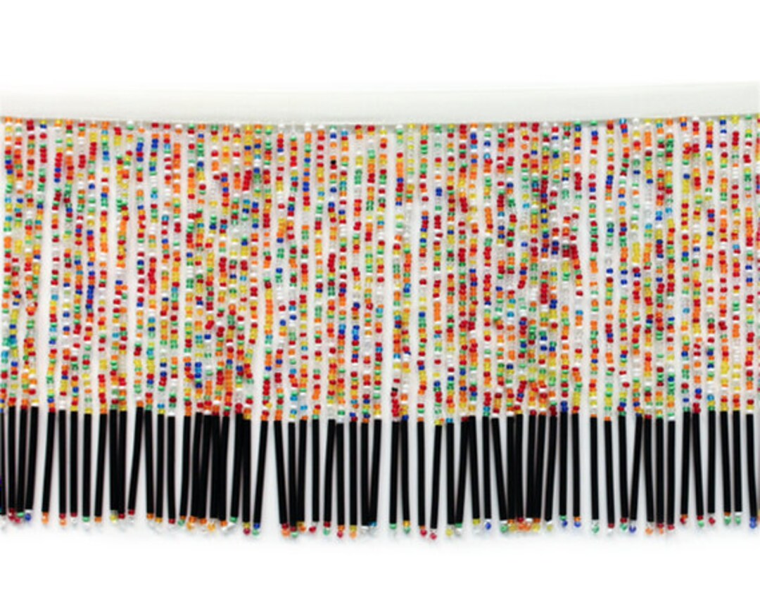 Beaded Multi-colored Fringe (G) (1 Yard) - Etsy