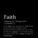 Printable Faith Definition, Digital Download, Minimalist Wall Art ...