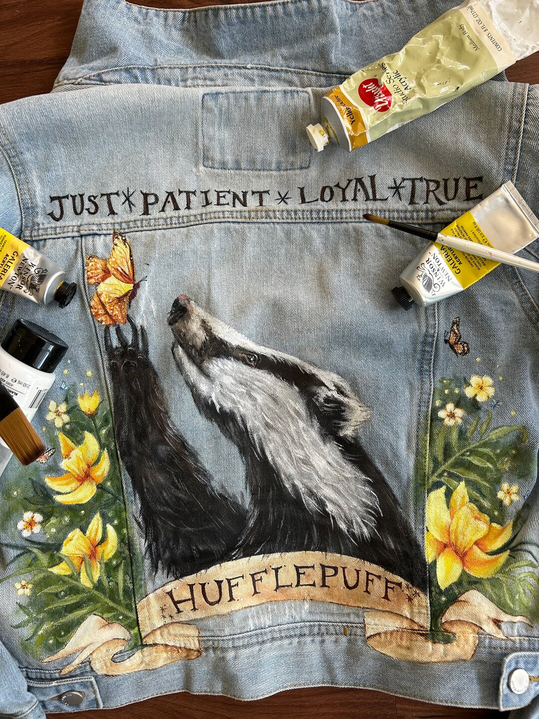 Harry Wizard House Jacket, Jean Jacket, Potter, Magic, Wizarding World ...