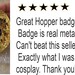 HOPPER BADGE SET - Etsy