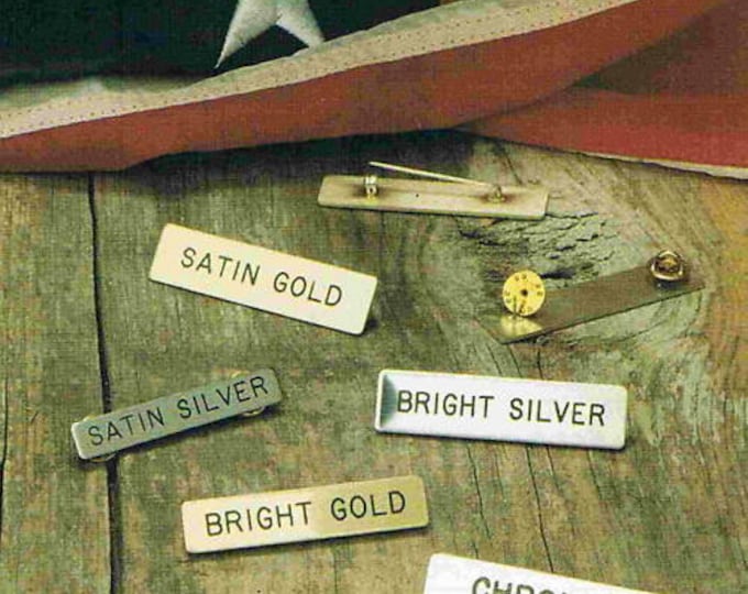 Metal Name Tags , Police , Fire and Military - Etsy