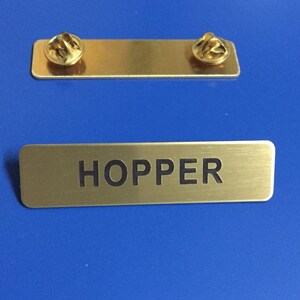 Metal Name Tags , Police , Fire and Military - Etsy