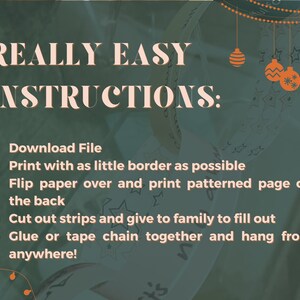 Gratitude Paper Chain Printable – Christmas Family & Classroom Activity ...