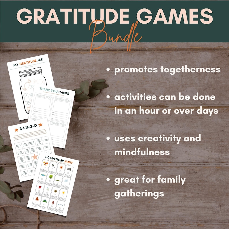 11 Printable Gratitude Games & Activities for Kids | Make Thankfulness ...