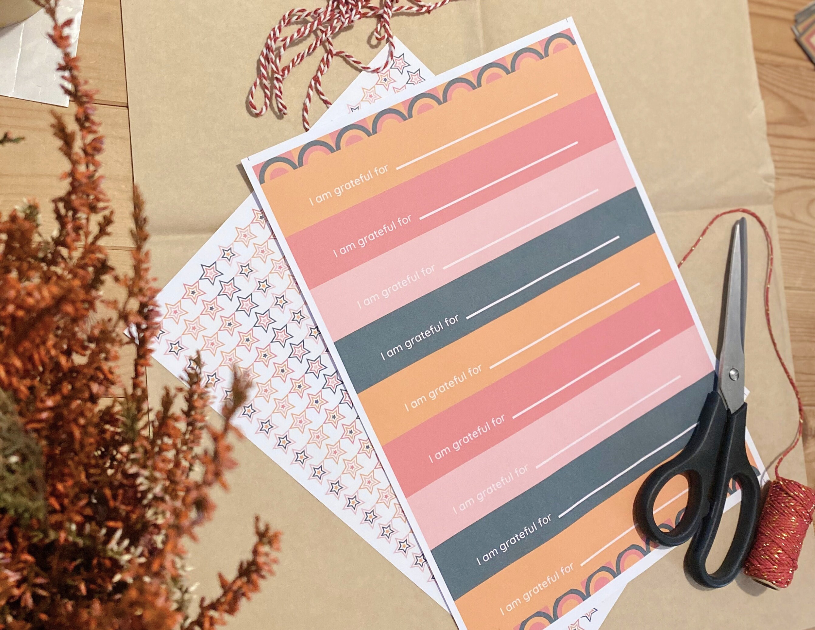 Gratitude Paper Chain Printable – Christmas Family & Classroom Activity ...