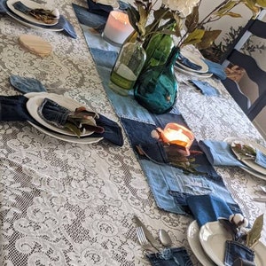 Denim Pockets, Tiny Pockets, Jean Pockets, Silverware Holder, Denim ...