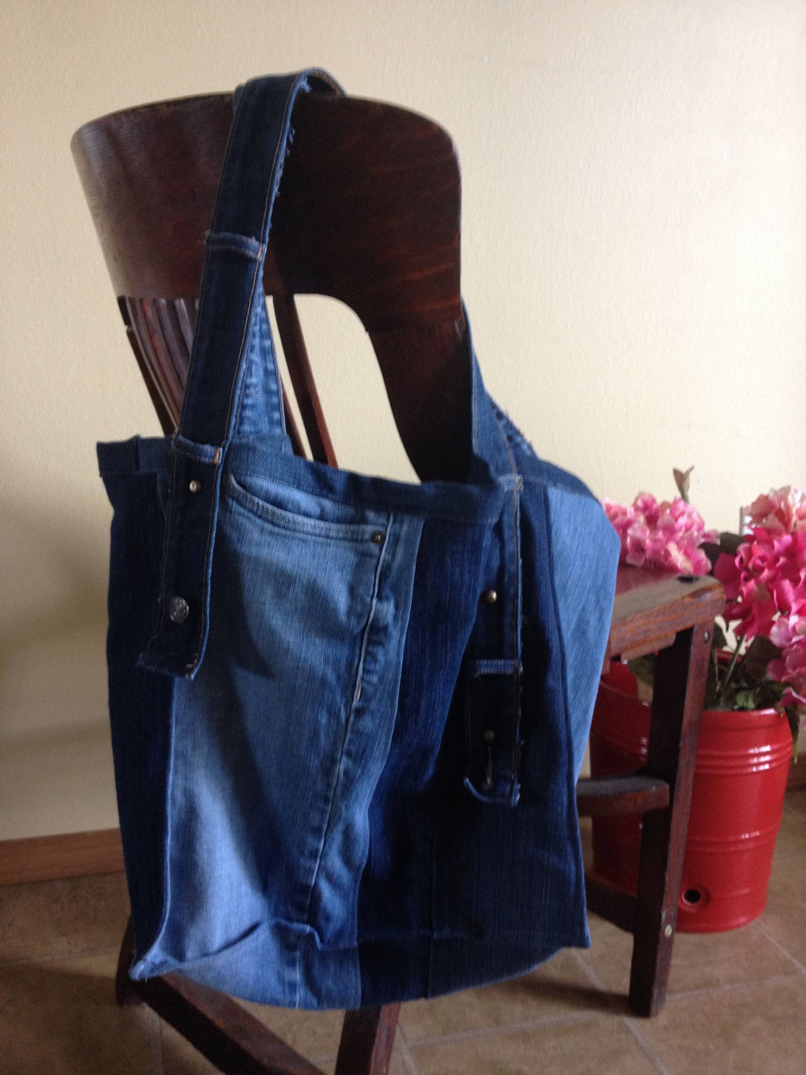 Jean Market Tote Market Tote Repurposed Denim Bag Jean | Etsy