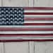 Rustic Metal Flag, 27 X 48, Salvaged Barn Metal, US Flag, Distressed ...