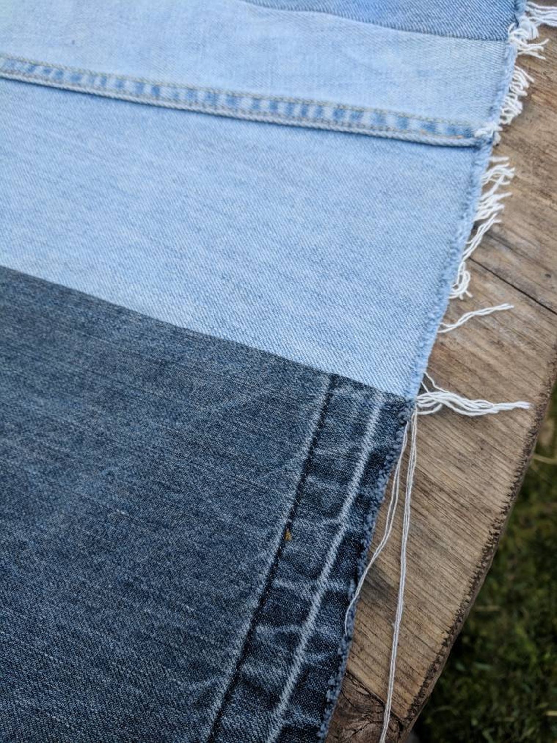 Denim Tablecloth Denim Tablescapes Denim Wedding Tablecloth | Etsy