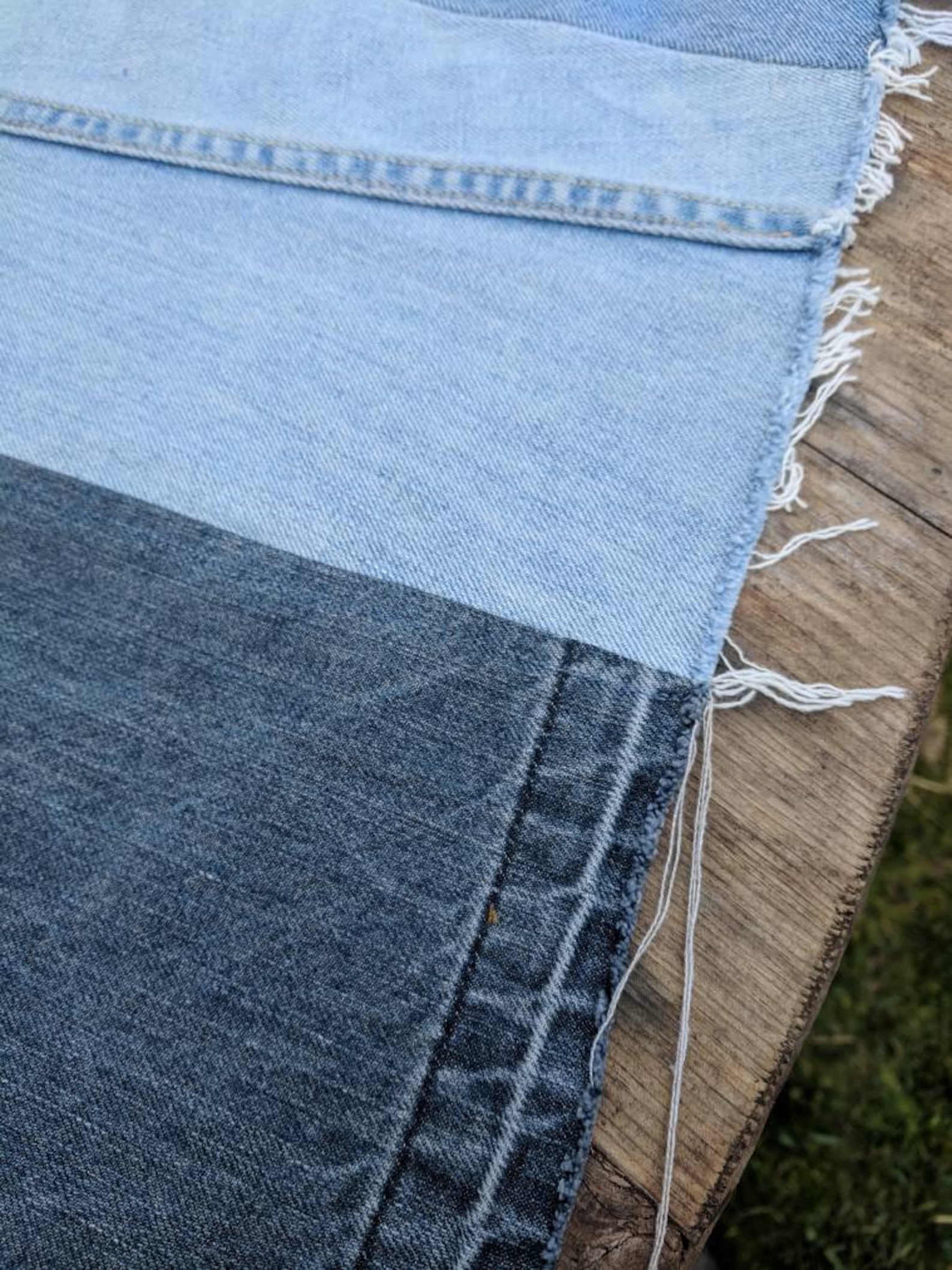 Denim Tablecloth Denim Tablescapes Denim Wedding Tablecloth | Etsy
