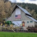Huge Rustic American Flags, 10 Ft. Barn Metal Flags, Rustic Flag ...