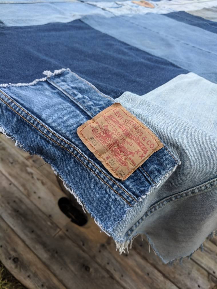 Denim Tablecloth Denim Tablescapes Denim Wedding Tablecloth | Etsy