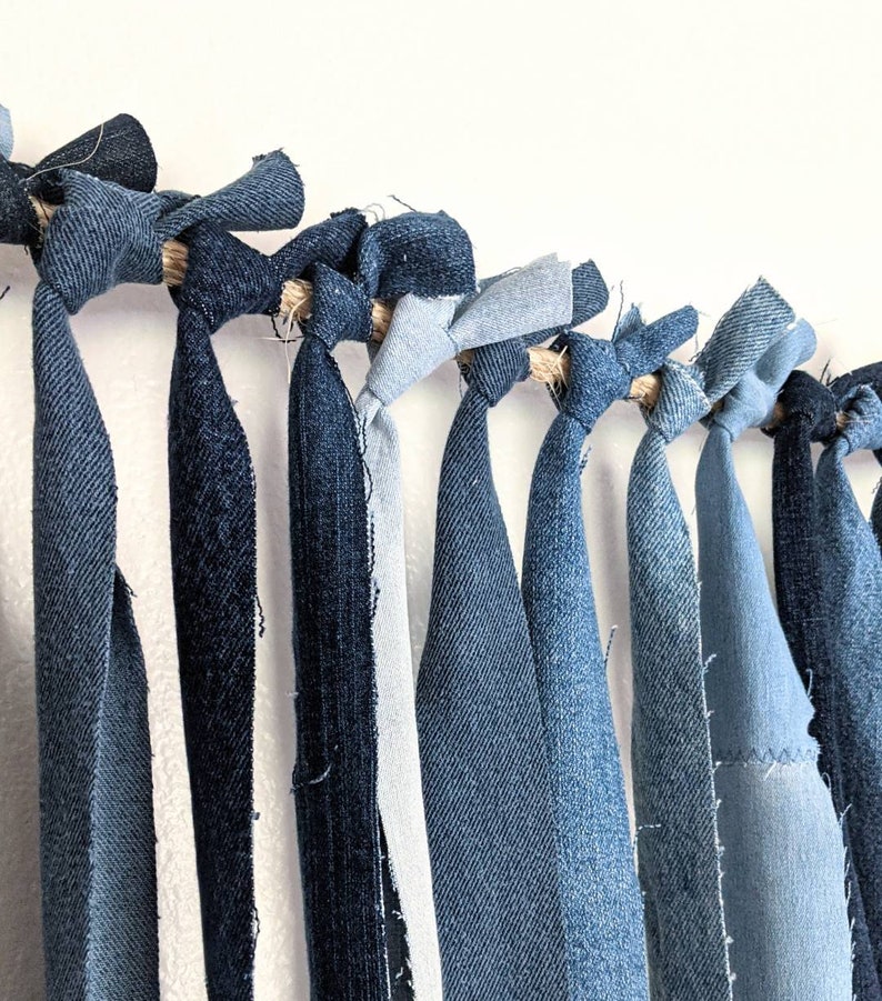 Denim Backdrop Denim Party Backdrop Denim Strips Backdrop | Etsy