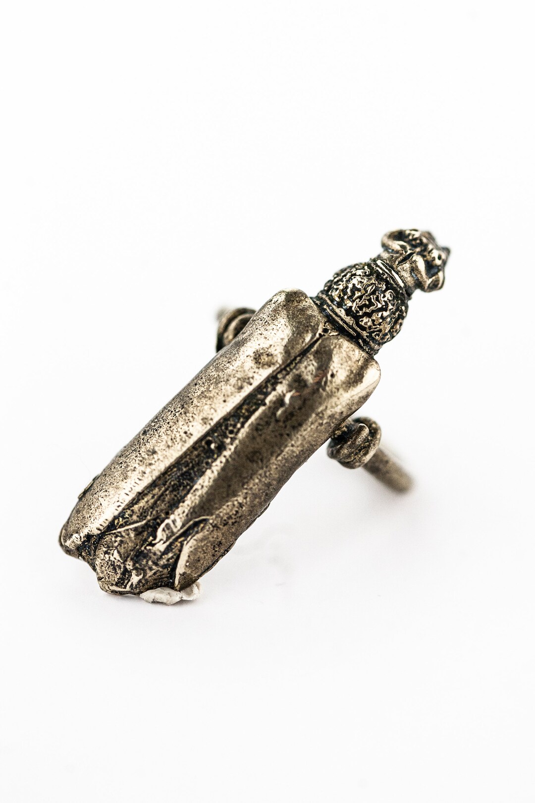 Borer Beetle Ring in Bronze - Etsy