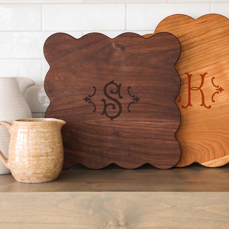 Monogram Cutting Board - Etsy