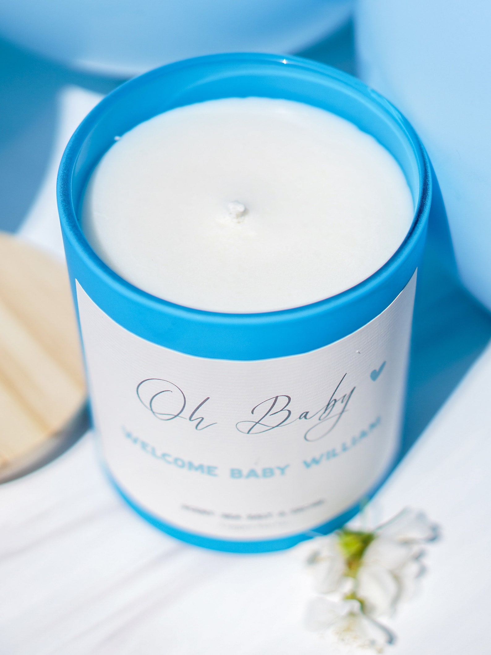 BEST Pregnancy Announcement Grandparents - Custom Baby Candle | Gender ...