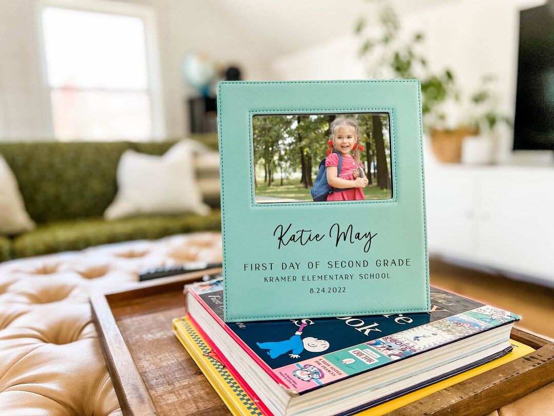 Back to School Picture Frame - Personalized School Photo Frame for ...
