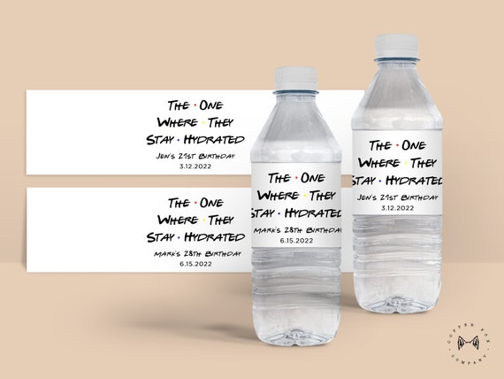 Friends TV Show Theme Party Favors SET OF 30 Labels for | Etsy