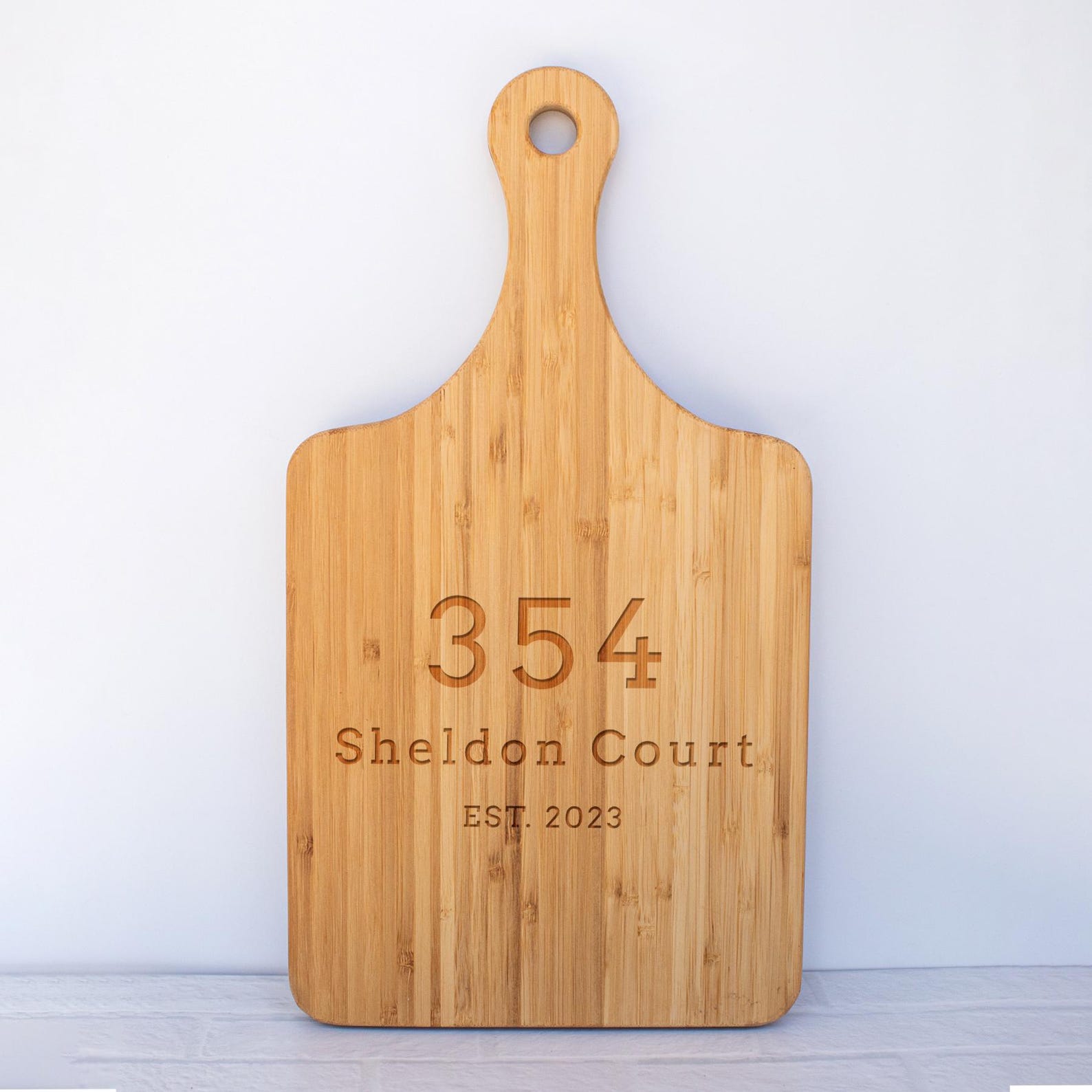 Address Cutting Board Housewarming Gift | Charcuterie Board Welcome ...