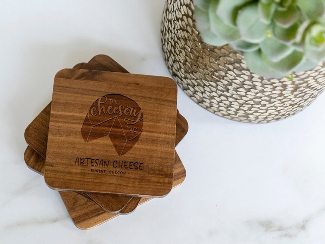 Client Gifts-logo Engraved Coasters-employee Gifts-corporate Gifts ...