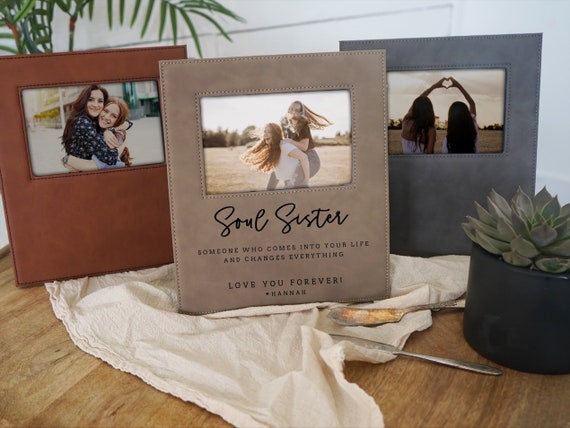 Gift for Best Friend Personalized Photo Frame Soul - Etsy
