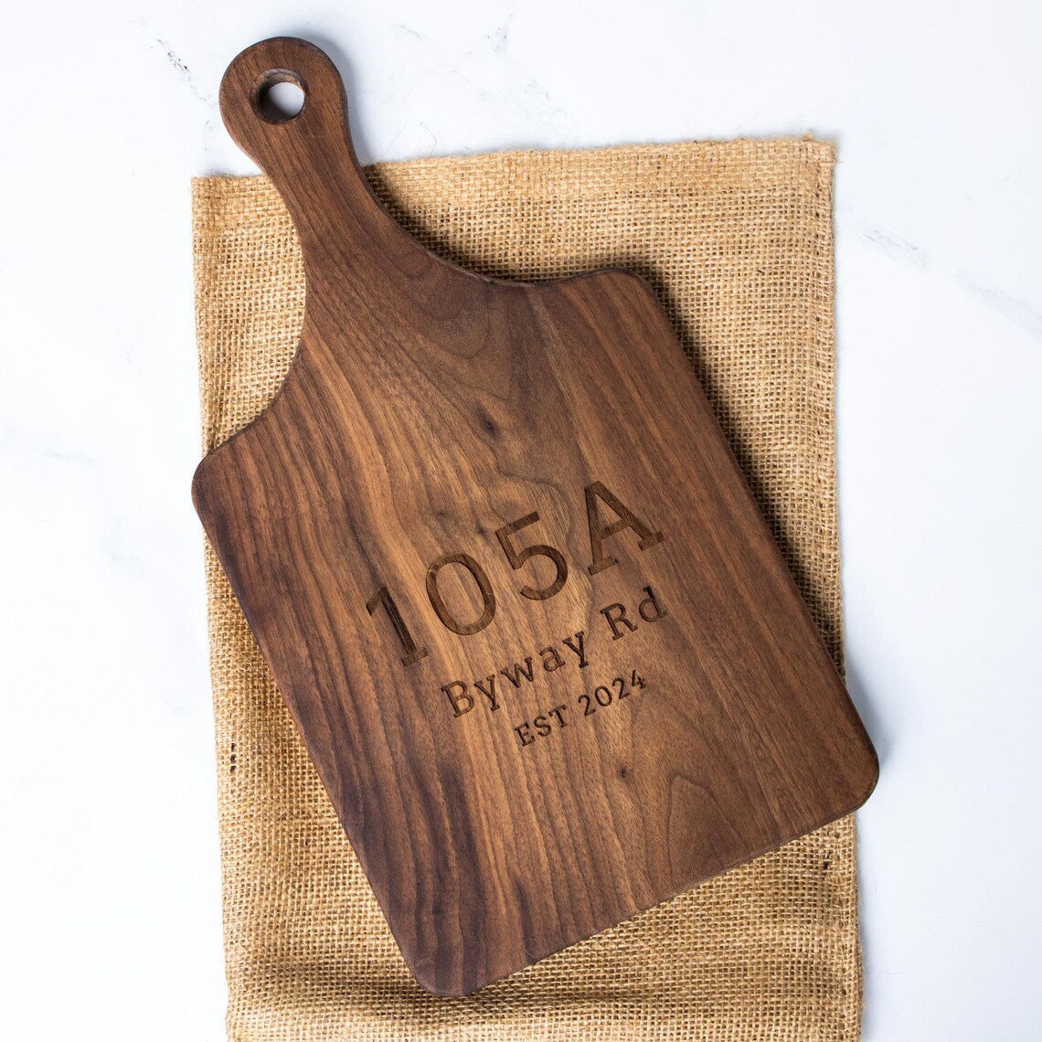 Address Cutting Board Housewarming Gift | Charcuterie Board Welcome ...