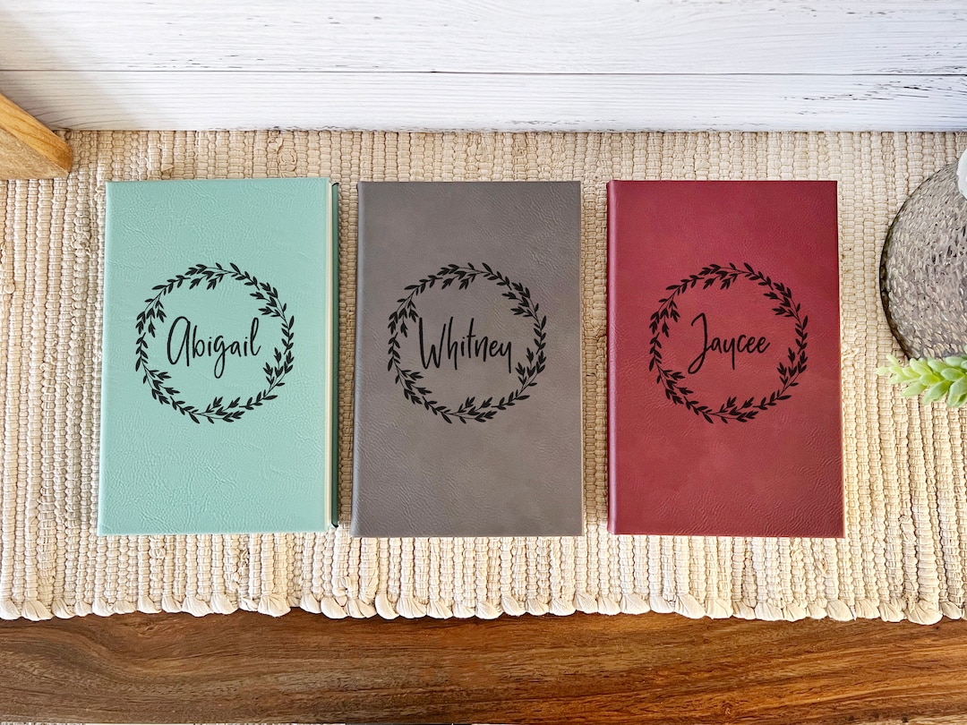 Personalized Notebook Journal, Monogram Journal Gift Monogram Notebook ...