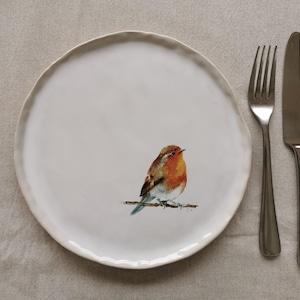 Plate With Bird - Etsy