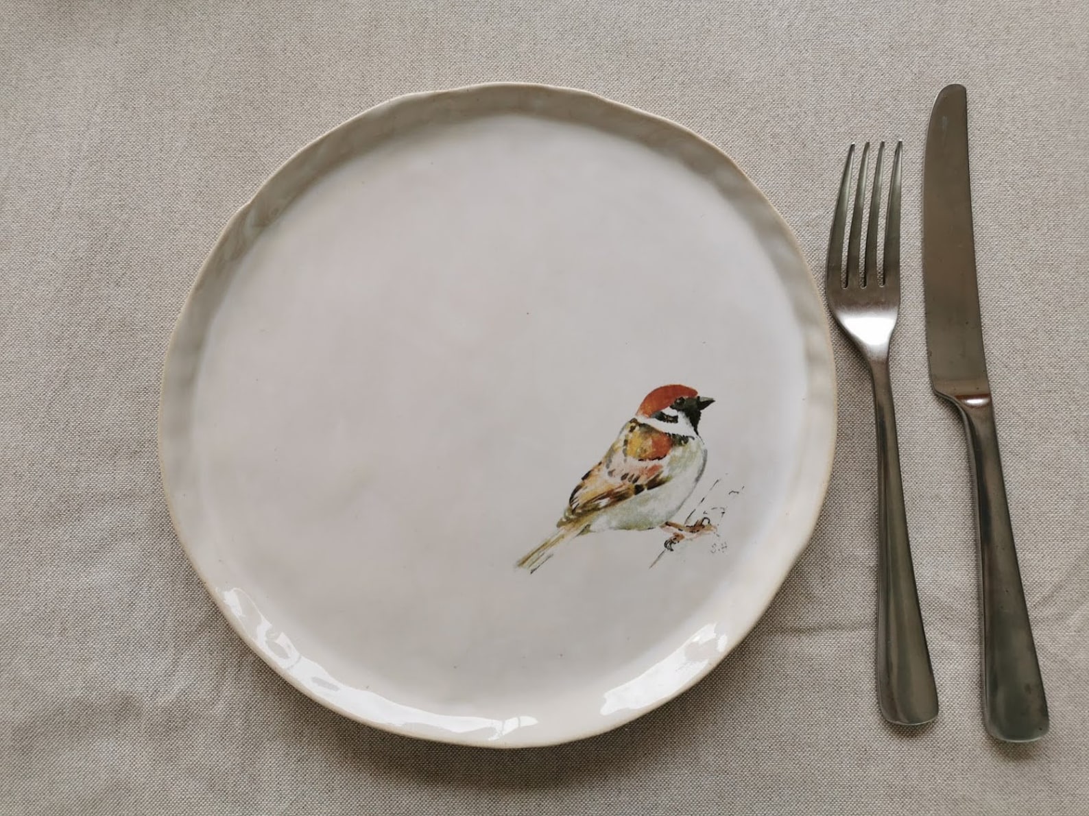 Plate With Bird | Etsy