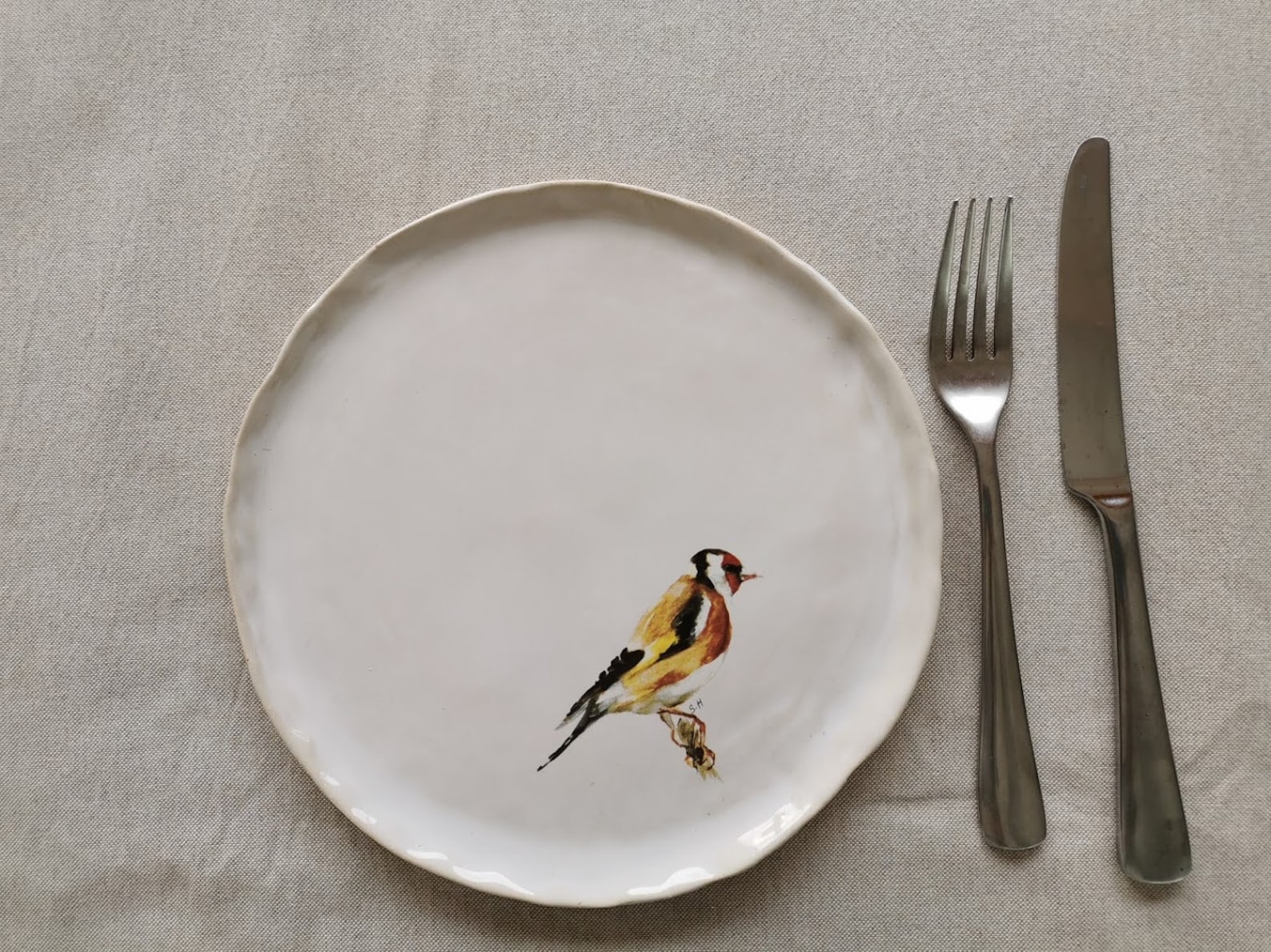 Plate With Bird - Etsy