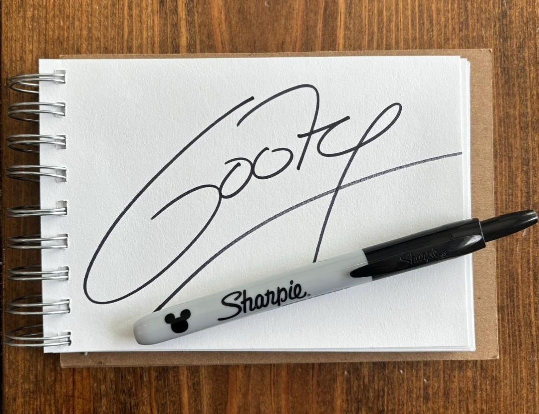 Mickey Mouse Disney Inspired Retractable Sharpie Permanent Marker - Etsy