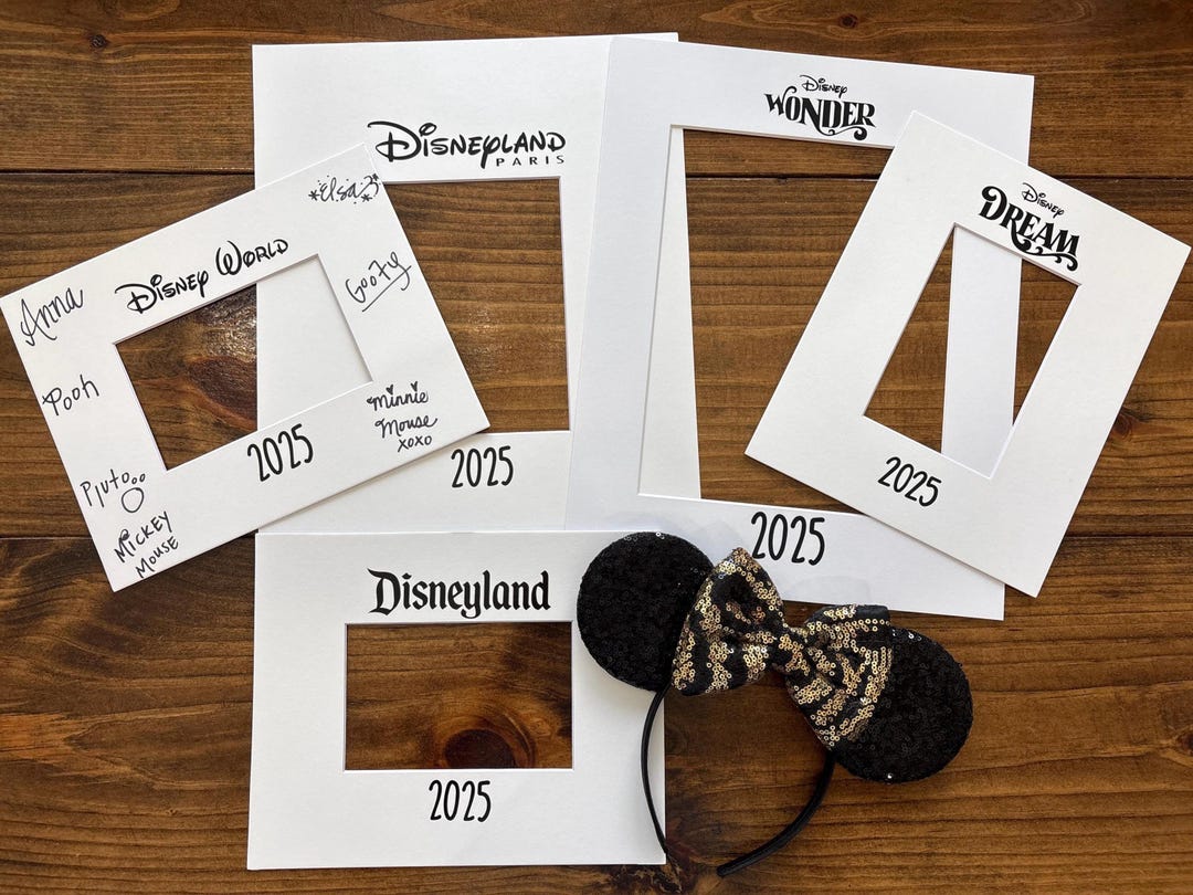 Disney Autograph Photo Mat | Autograph Mat | Picture Mat | Photo Mat ...