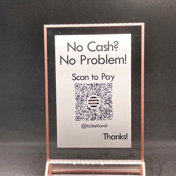 Venmo Tip Sign for Band - Etsy