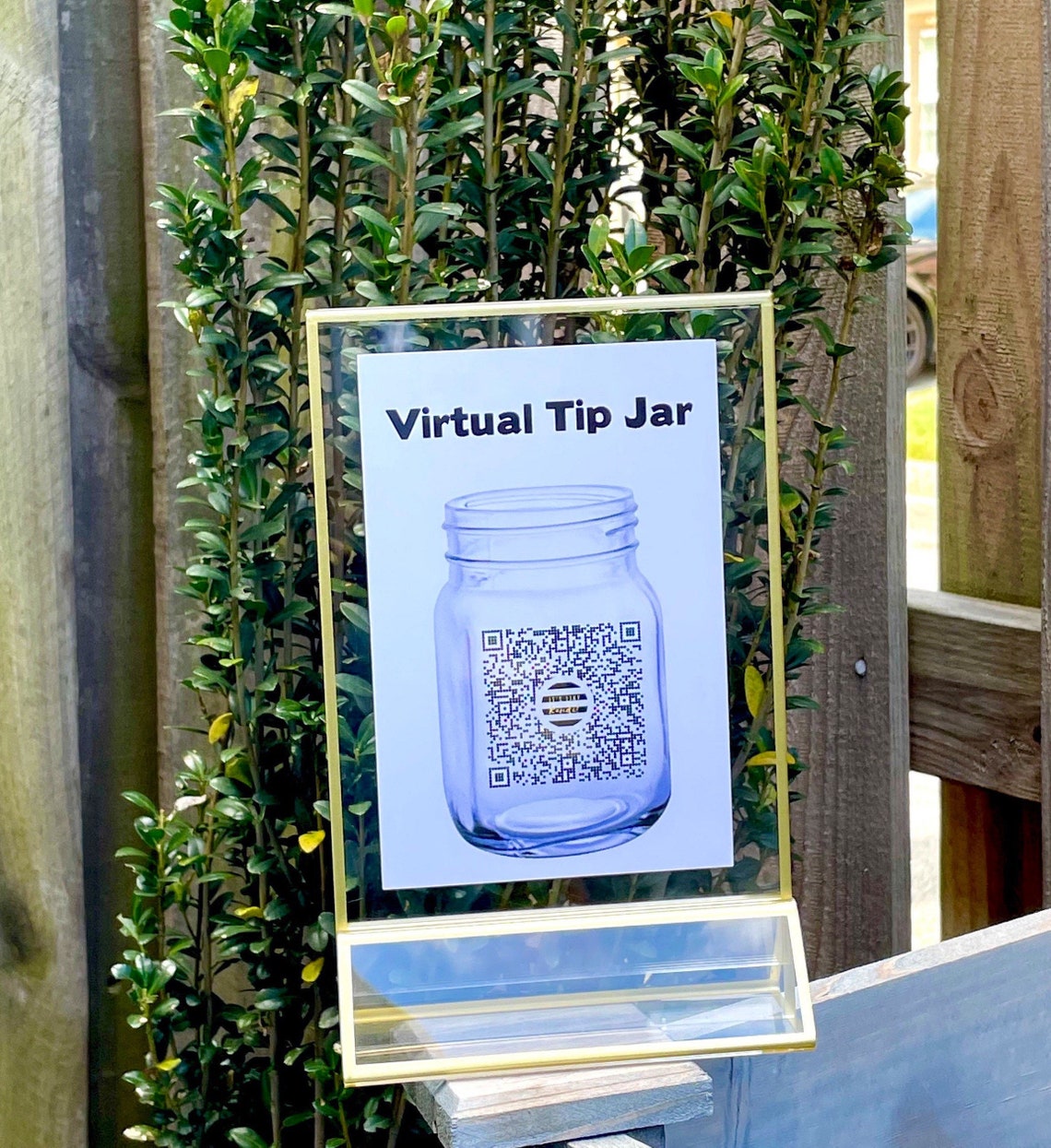 No Cash No Problem Scan to Pay QR Code Sign Tip Sign - Etsy