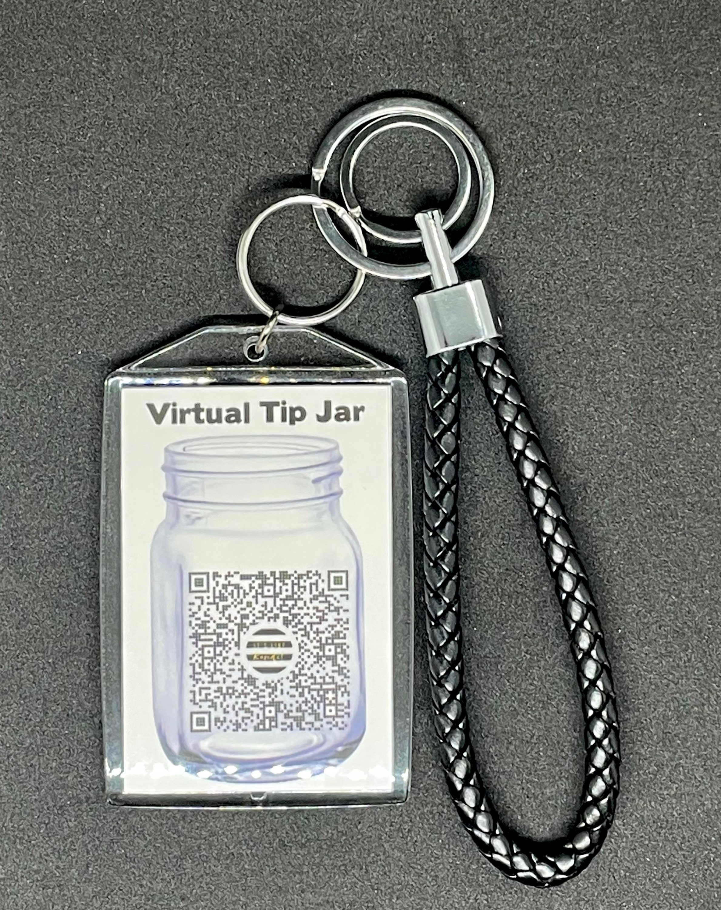 Scan to Tip Keychain Scan to Pay Bartender Barber - Etsy