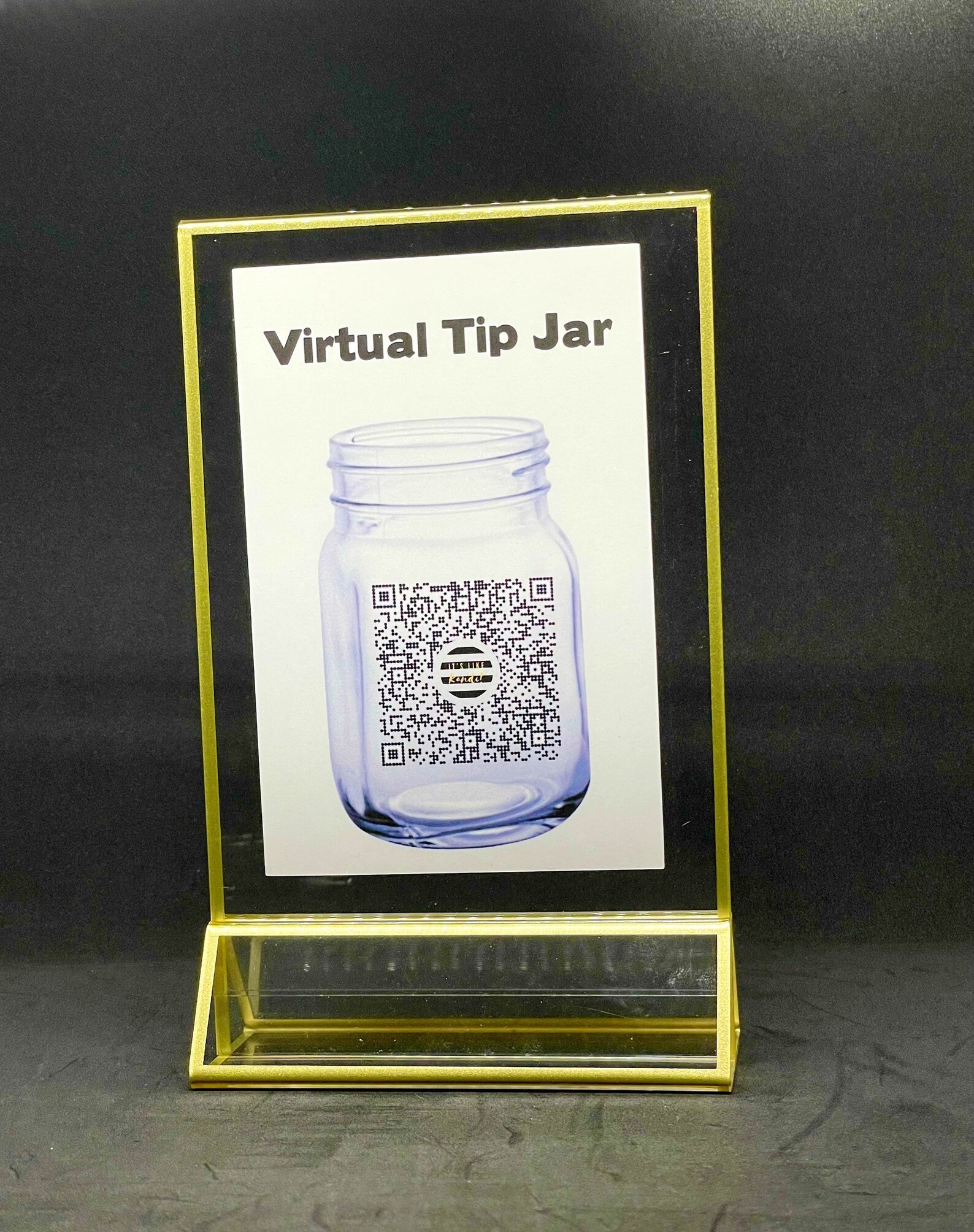 No Cash No Problem Scan to Pay QR Code Sign Tip Sign | Etsy