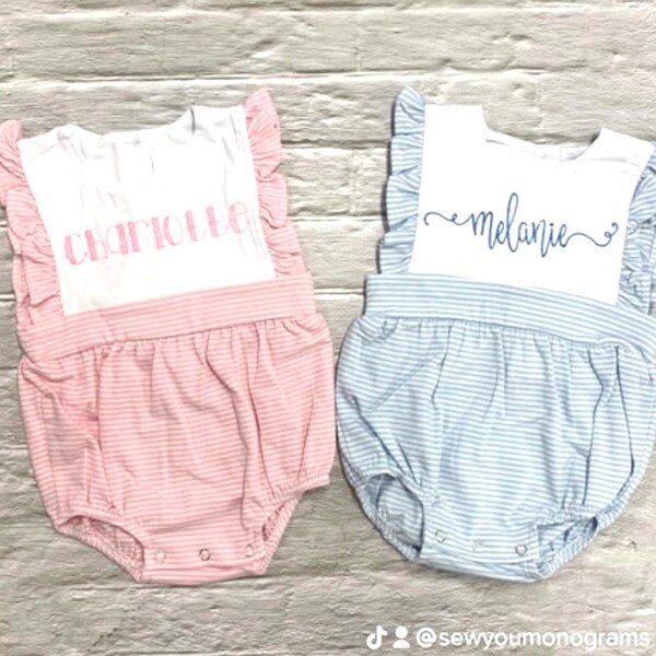 Baby Girl Ruffle Romper - Etsy