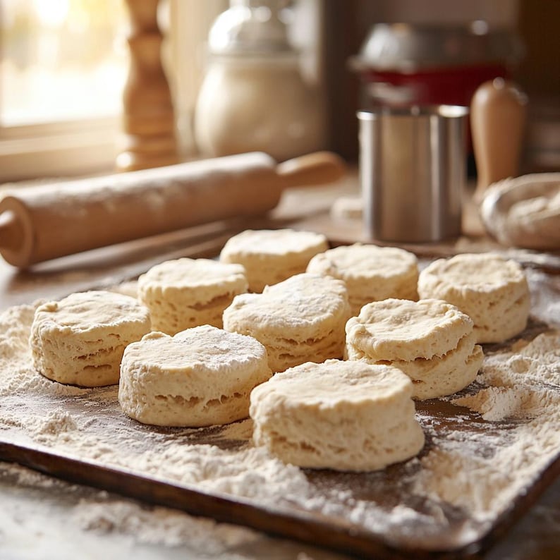 BEST RECIPE for Biscuits From Scratch, Homemade Butter and Milk Biscuit Recipe, PDF Download ...
