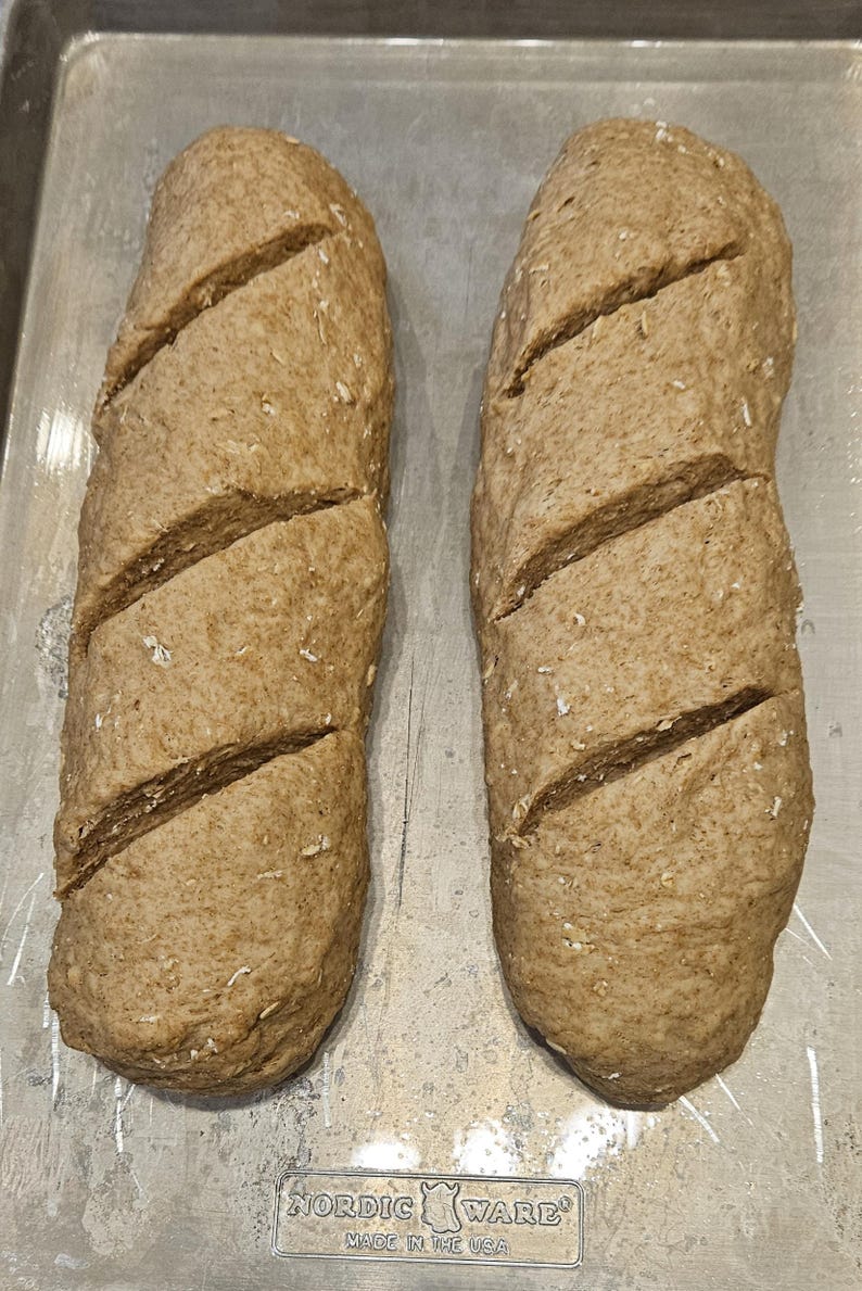 Easy Homemade Wheat Oat Bread Recipe, Printable PDF - Etsy