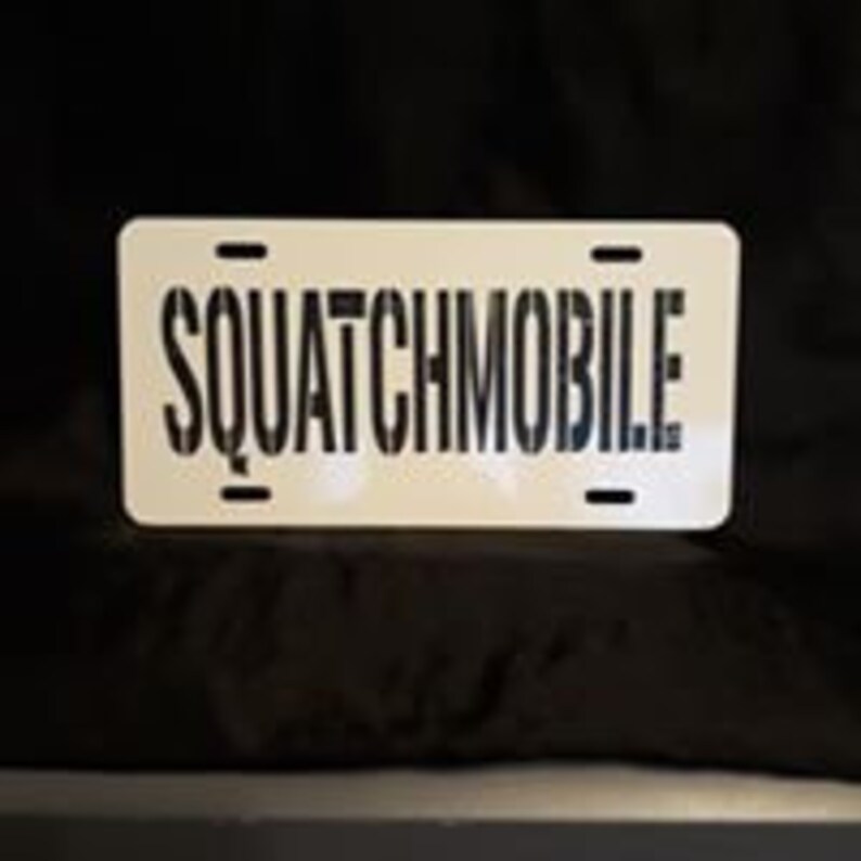 BIGFOOT LICENSE PLATES - Etsy