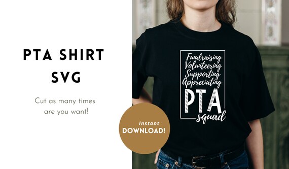 PTA Shirt Design SVG Instant Download - Etsy