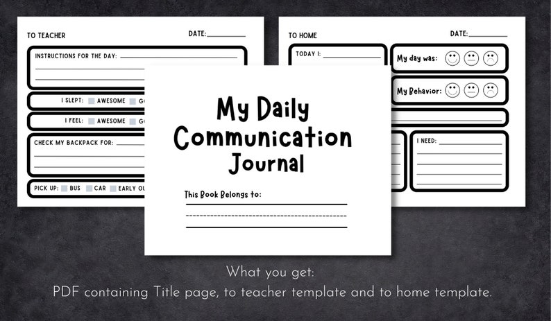 Teacher Communication Log, Parents Communication Tracker, Printable PDF ...