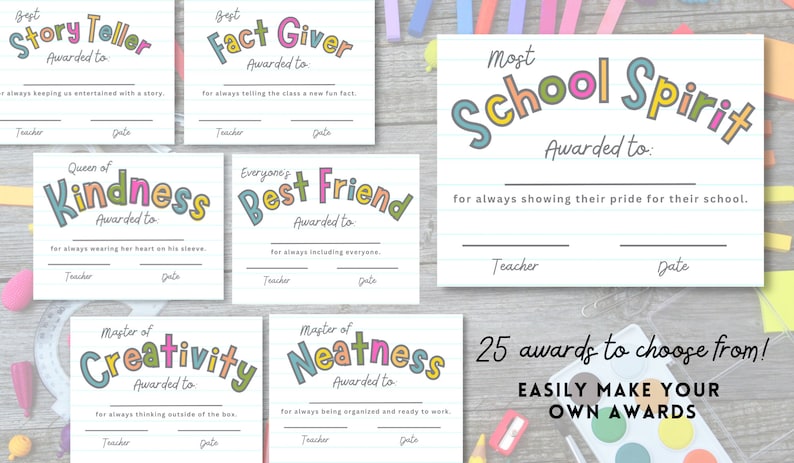 Teacher Classroom Student Rewards Templates, Canva, Editable - Etsy