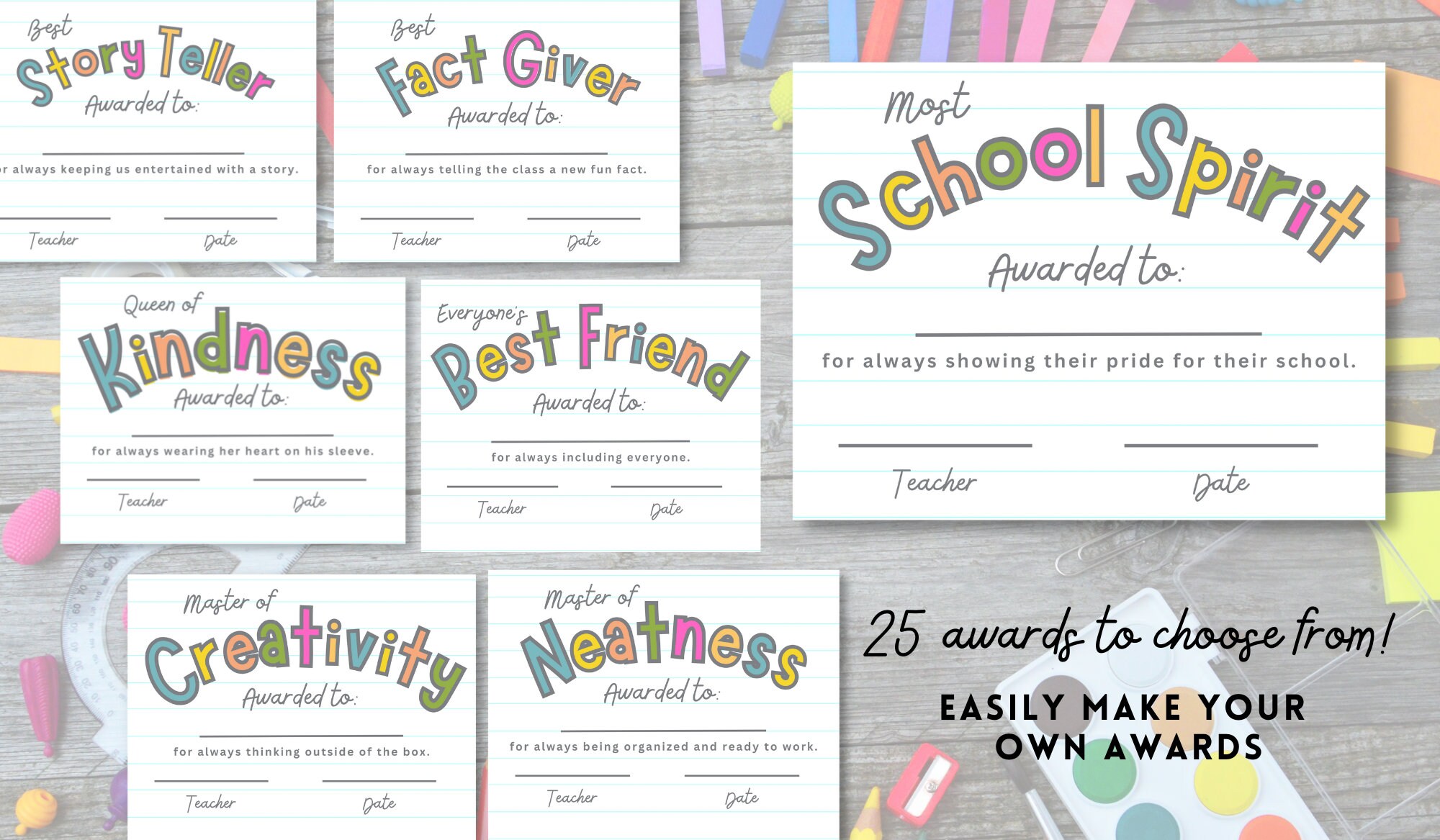Teacher Classroom Student Rewards Templates, Canva, Editable - Etsy