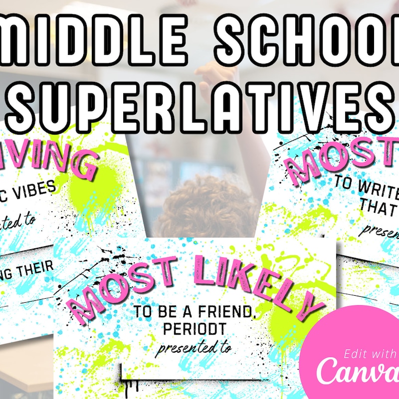 Candy Superlatives - Etsy